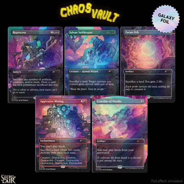 Secret Lair: Alien Auroras Galaxy Foil Edition - Magic Stronghold Games